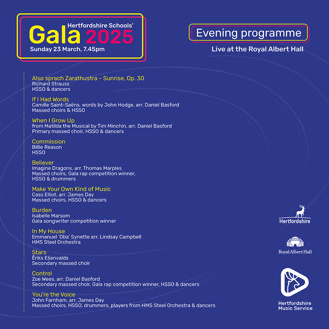 Hertfordshire Schools’ Gala | Royal Albert Hall